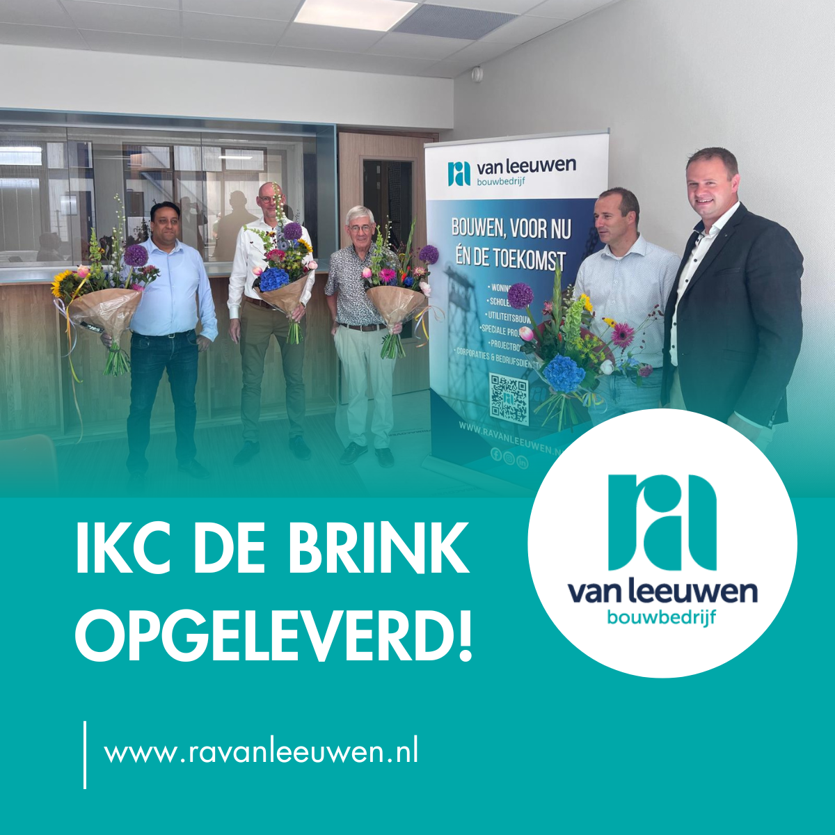 Integraal Kindcentrum De Brink opgeleverd! - R.A. van Leeuwen Bouwbedrijf