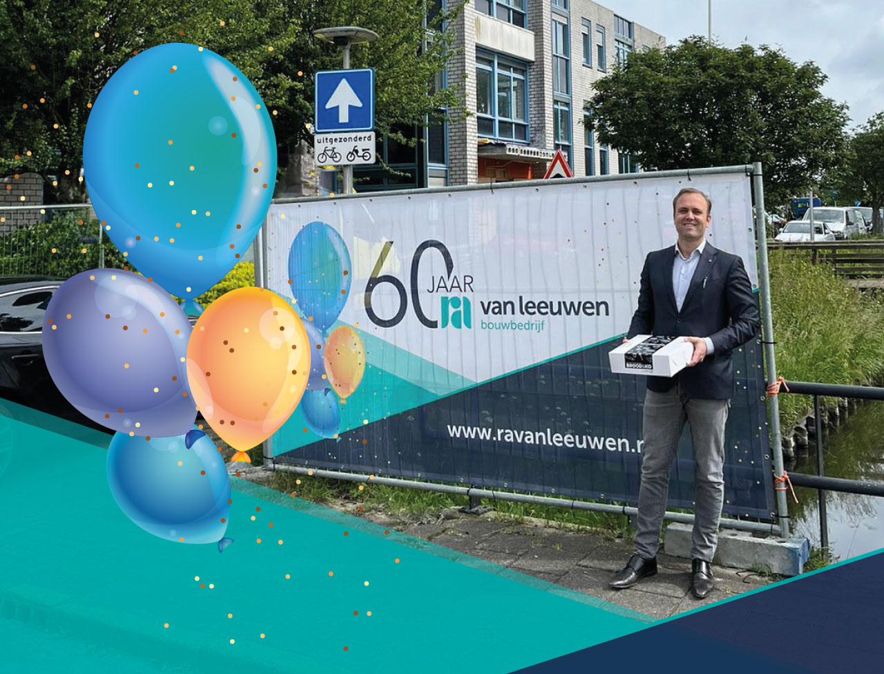 R.A. van Leeuwen viert 60 jarig jubileum - R.A. van Leeuwen Bouwbedrijf